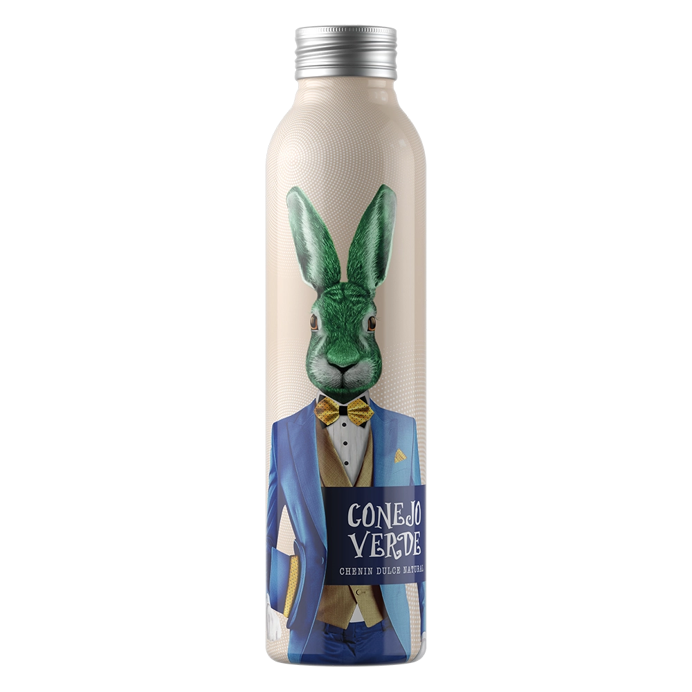 Conejo Verde Chenin Dulce Botella de Aluminio – Familia Falasco
